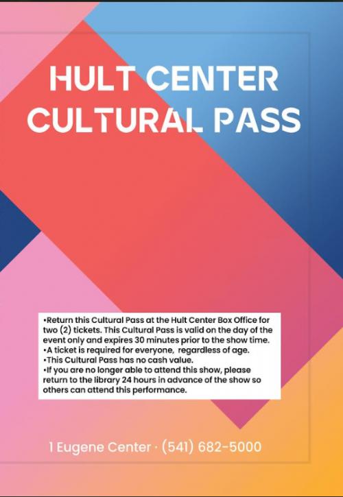 Library Cultural Passes | Cottage Grove Oregon